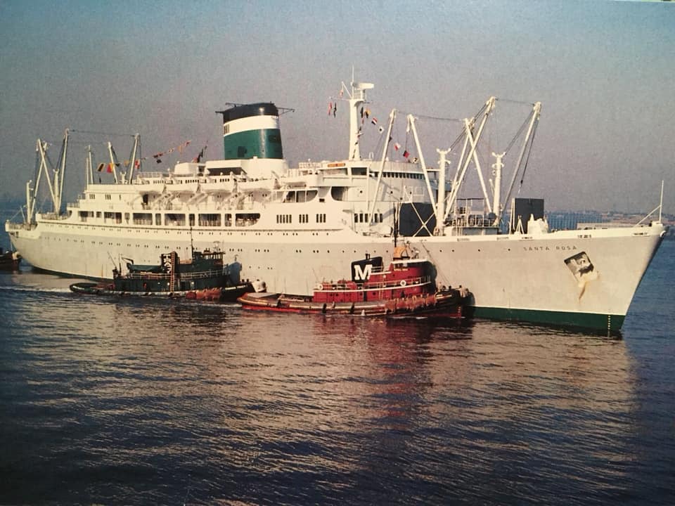 No.895 Santa Rosa launched in 1957 | The World's Passenger Ships
