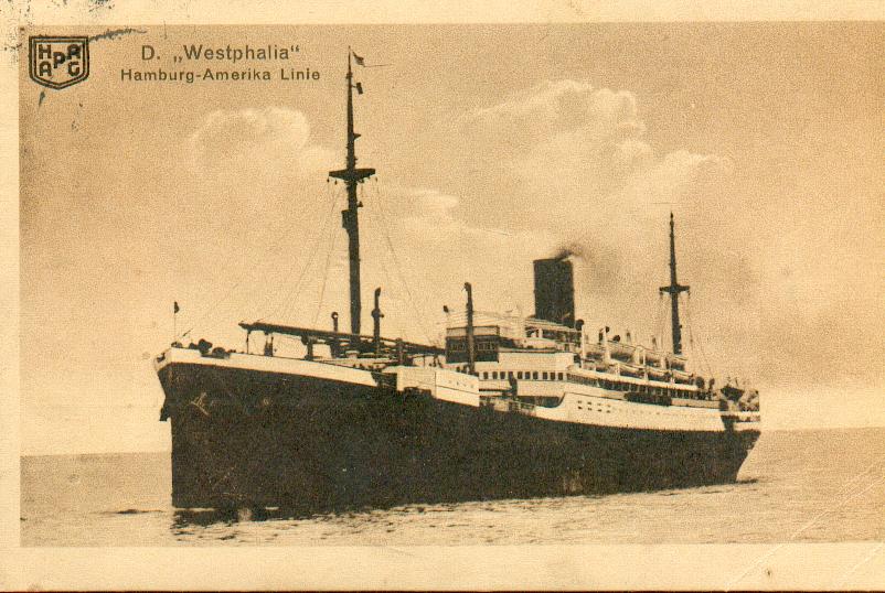 No.371 Westphalia launched in 1923 | The World's Passenger Ships