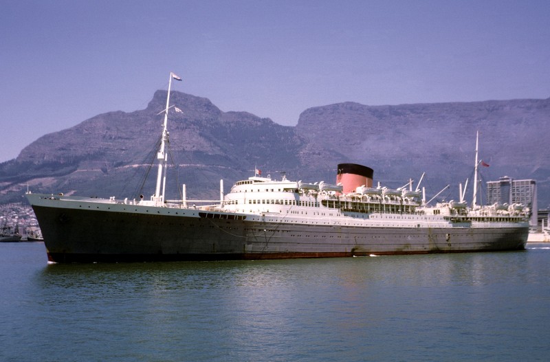 No.601 Capetown Castle launched in 1937 | The World's Passenger Ships