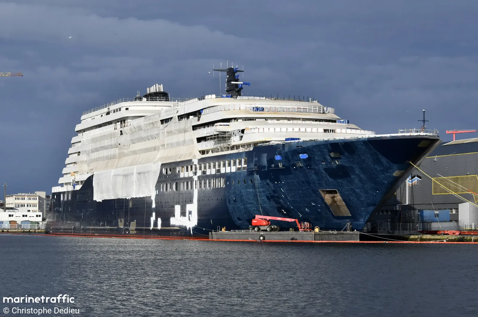 No.2087 Luminara floated out 12 Sept 2024 | The World's Passenger Ships